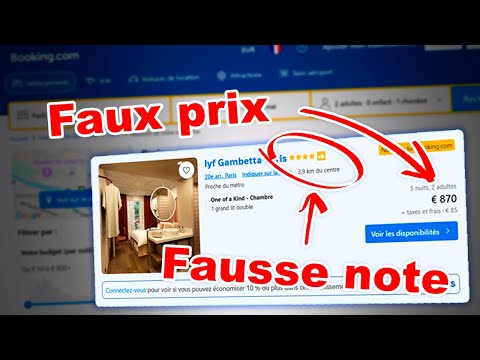 Comment Booking vous manipule