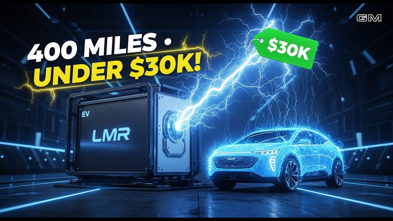 Game Over for Expensive EVs? GM’s 400-Mile Battery Under $30K! - YouTube