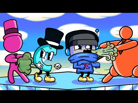We Fart and Burp Our Way to Defeat the Boss in Stick it to the Stick Man Multiplayer!