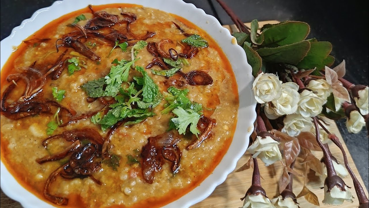 Mutton Khichda | Khichda recipe | Cooking Crush with Tabbu - YouTube