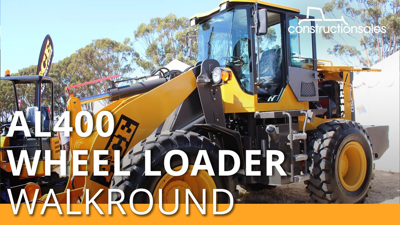 ACE AL400 wheel loader walkaround - YouTube