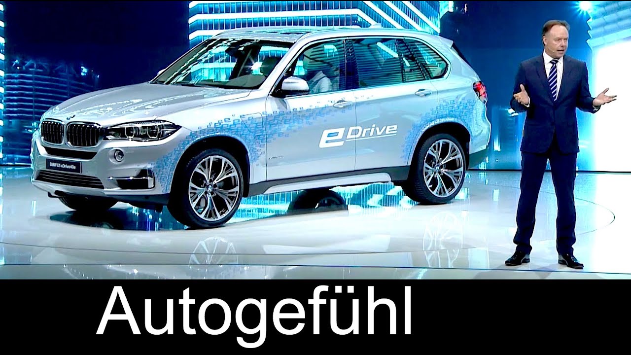 BMW X5 eDrive Concept premiere - model for 2016 BMW X5 xDrive 40e ...
