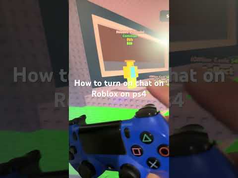 How to turn on chat on Roblox on ps4