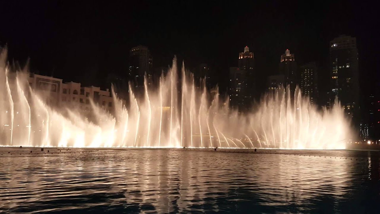 150514 dubai water fountain show - YouTube
