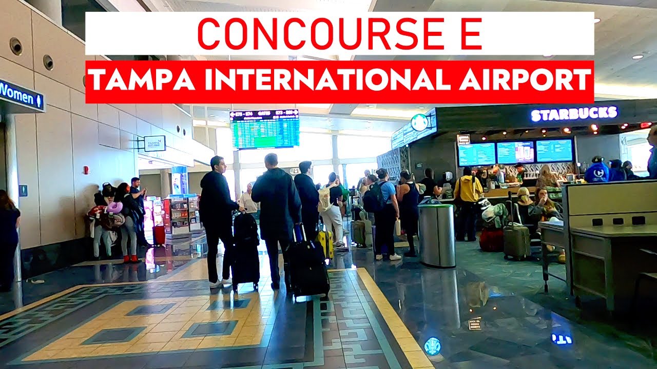 🇺🇸🛫🛬Exploring Concourse E, Tampa International Airport, Tampa Bay ...
