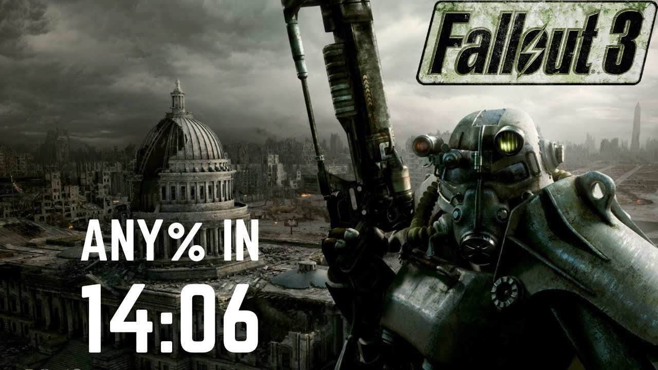 Fallout 3 Any% Speedrun In 14:06 (Former World Record) - YouTube