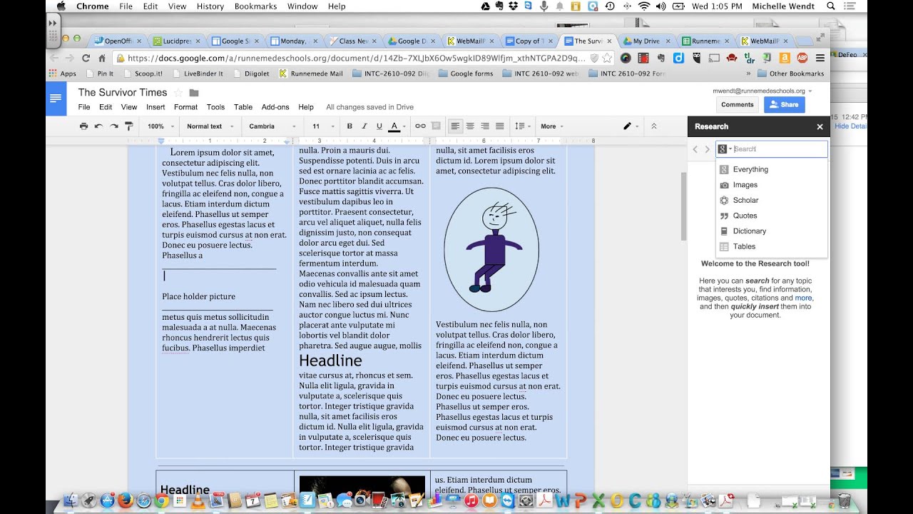 Modifying the Newspaper Template - YouTube