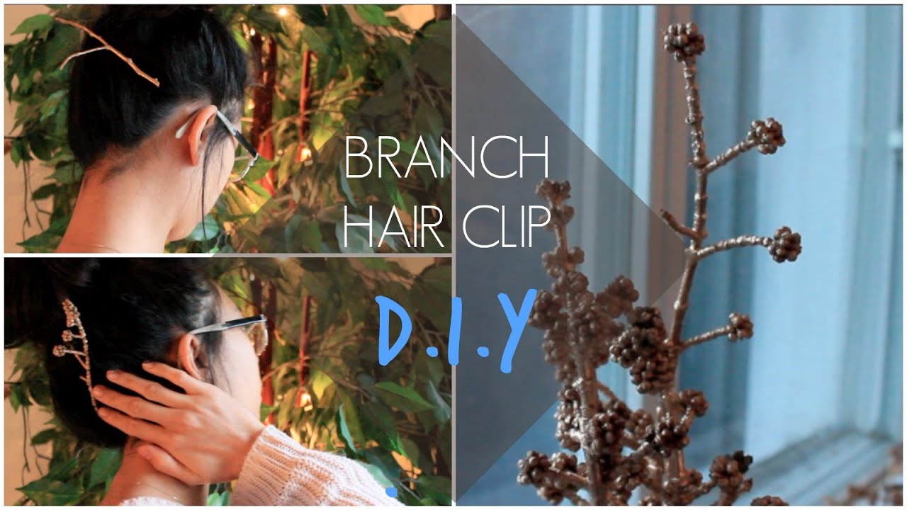 BRANCH HAIR CLIP D.I.Y - YouTube