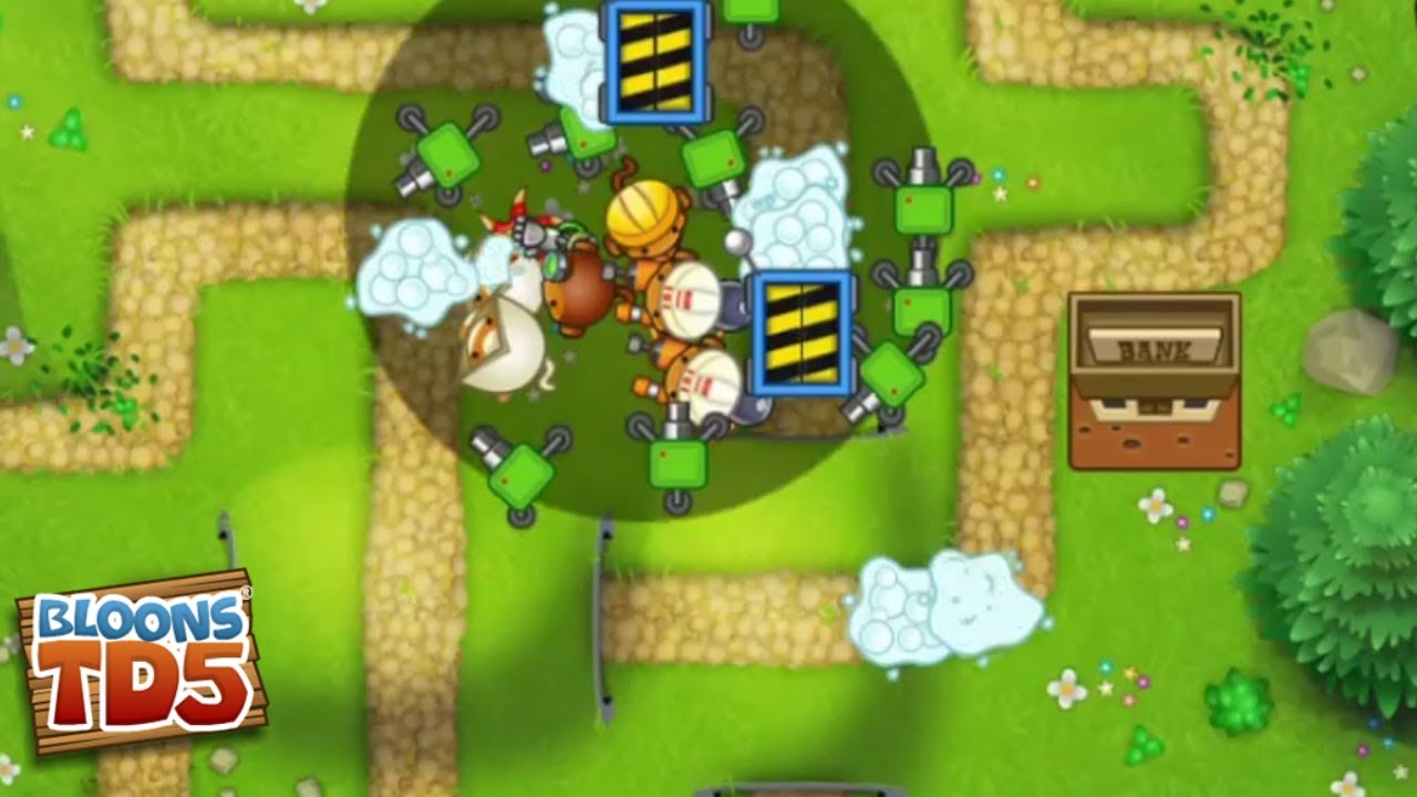 Bloons TD 5 - 10 Bloon Traps on Mobile! - YouTube