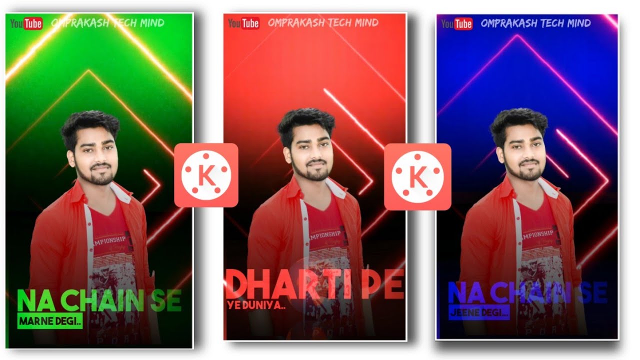 🔥New Colour Full Trending Status | Kinemaster Video Editing🔥 | Omprakash Tech Mind - YouTube