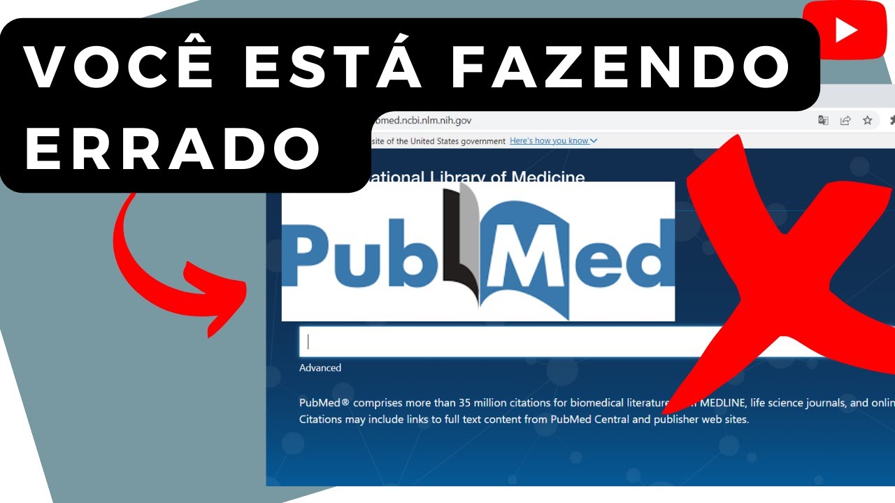 Como fazer uma busca de artigos (do jeito certo) na PUBMED - YouTube