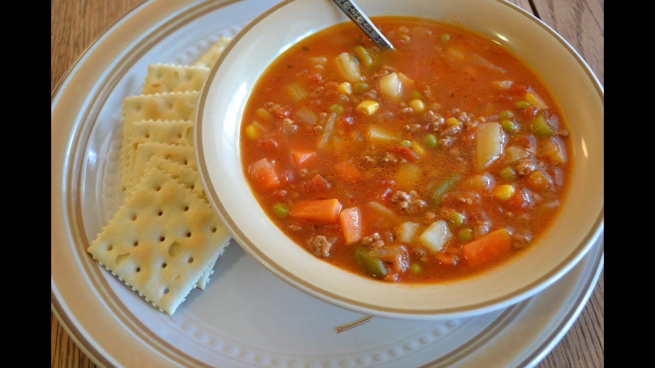 Vegetable and Beef Soup | Devin Cooks | Episode 21 - YouTube