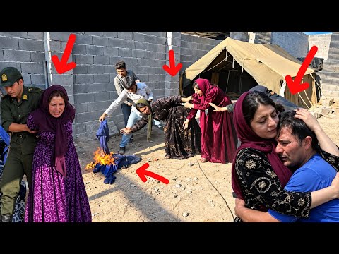 Horrifying moment of husband's anger; Hamid burns his first wife's clothes