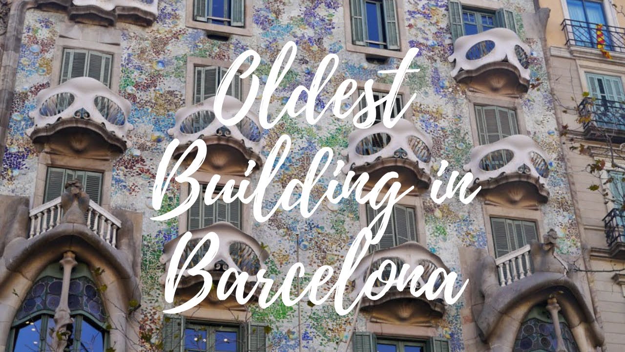 The oldest Building in Barcelona 18s (cinematic B-roll footage) - YouTube