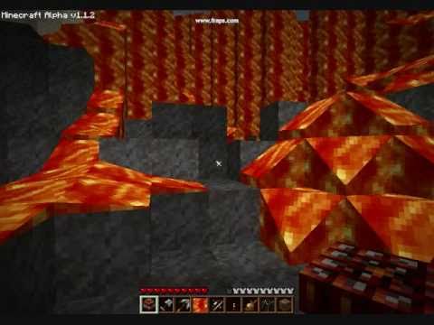 Giant Minecraft Lavafall Goes Horribly Wrong! - YouTube