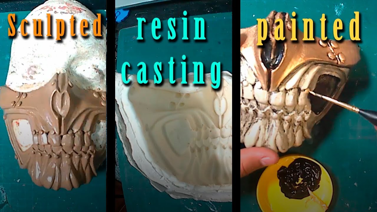 Cosplay Steampunk Mask - sculpting, casting, painting - YouTube