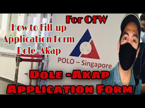 How to Fill-up DOLE-AKAP Financial Asistance Program for OFW Using Your ...