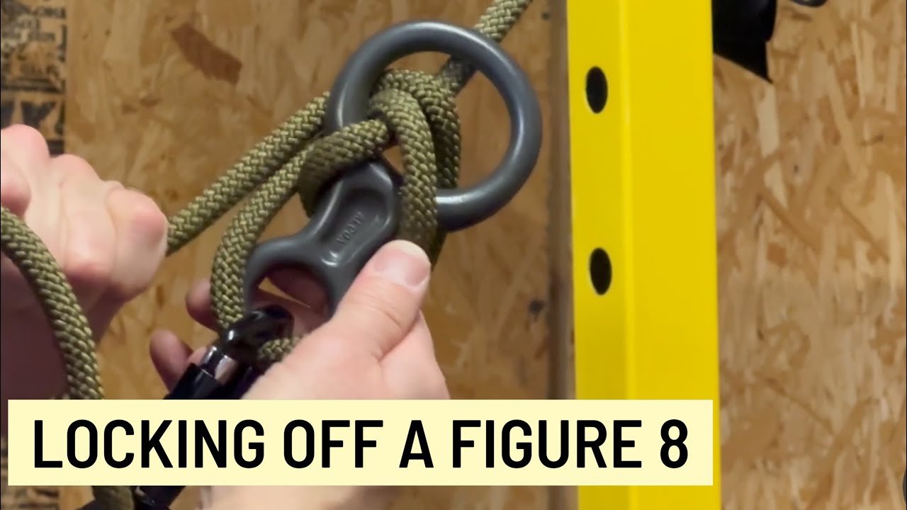 Using a Locked Off Figure 8 for Saddle Hunting - YouTube