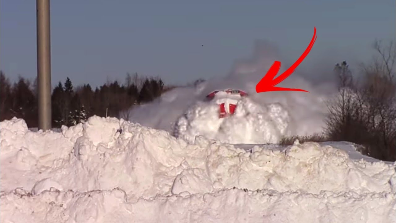 Train vs Snow - Train Hits Snow Compilation - YouTube