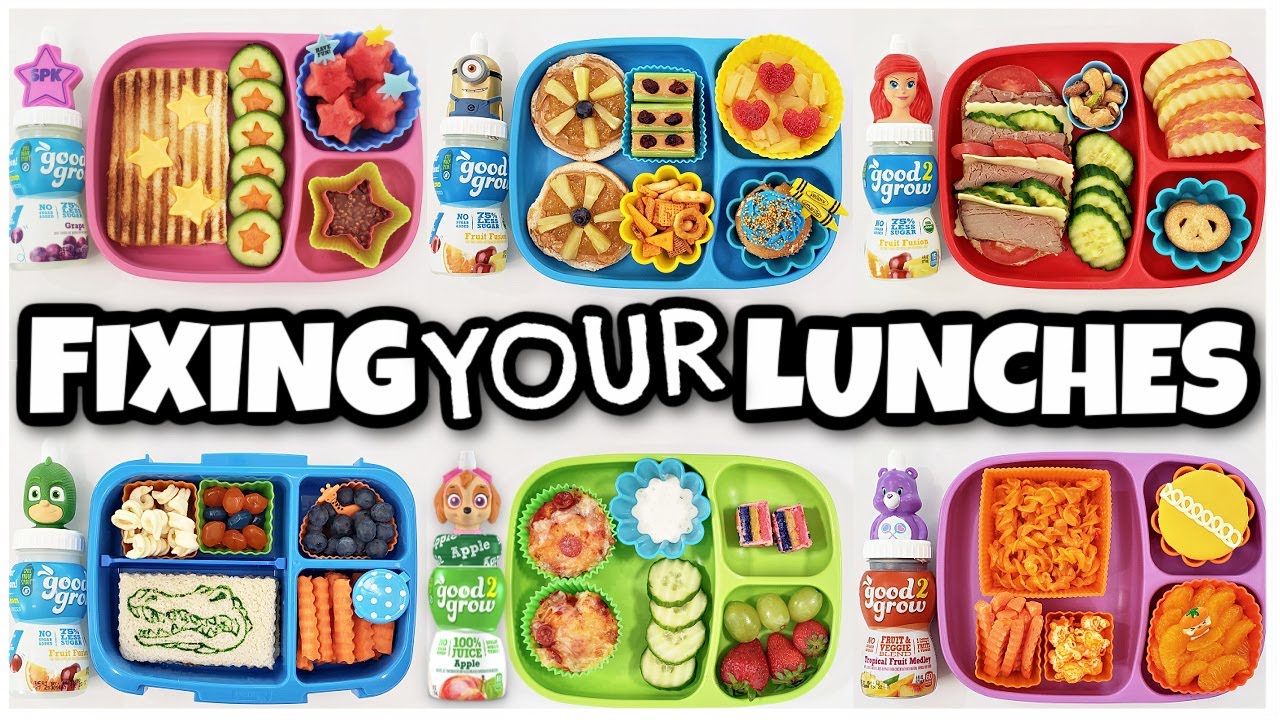 Fun Lunch Ideas You've Gotta Try! BUNCHES OF LUNCHES (Subscriber ...