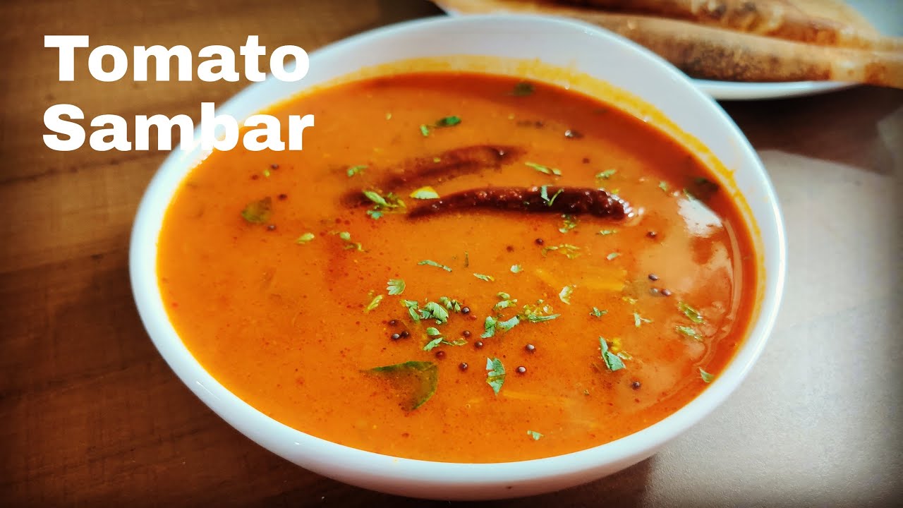 Quick Sambar Recipe | Tomato Sambar Recipe | Tasty Sambar Recipe only ...