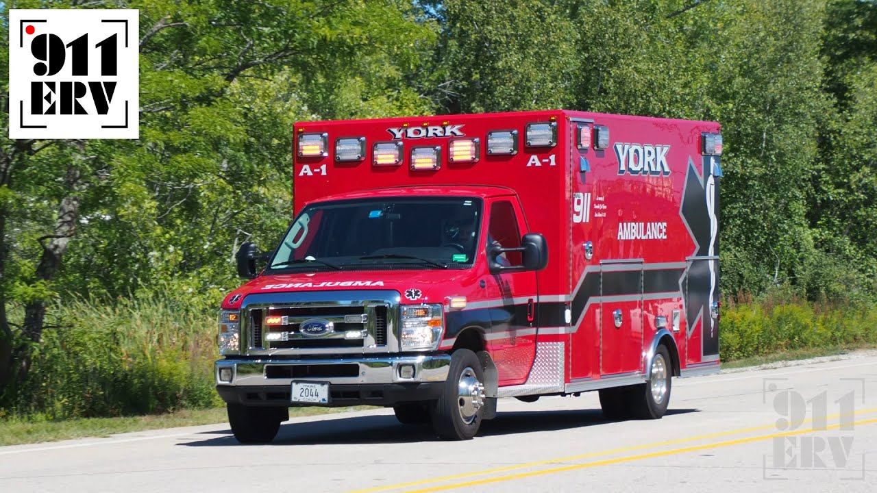 York Ambulance Responding | Ambulance 1 - YouTube