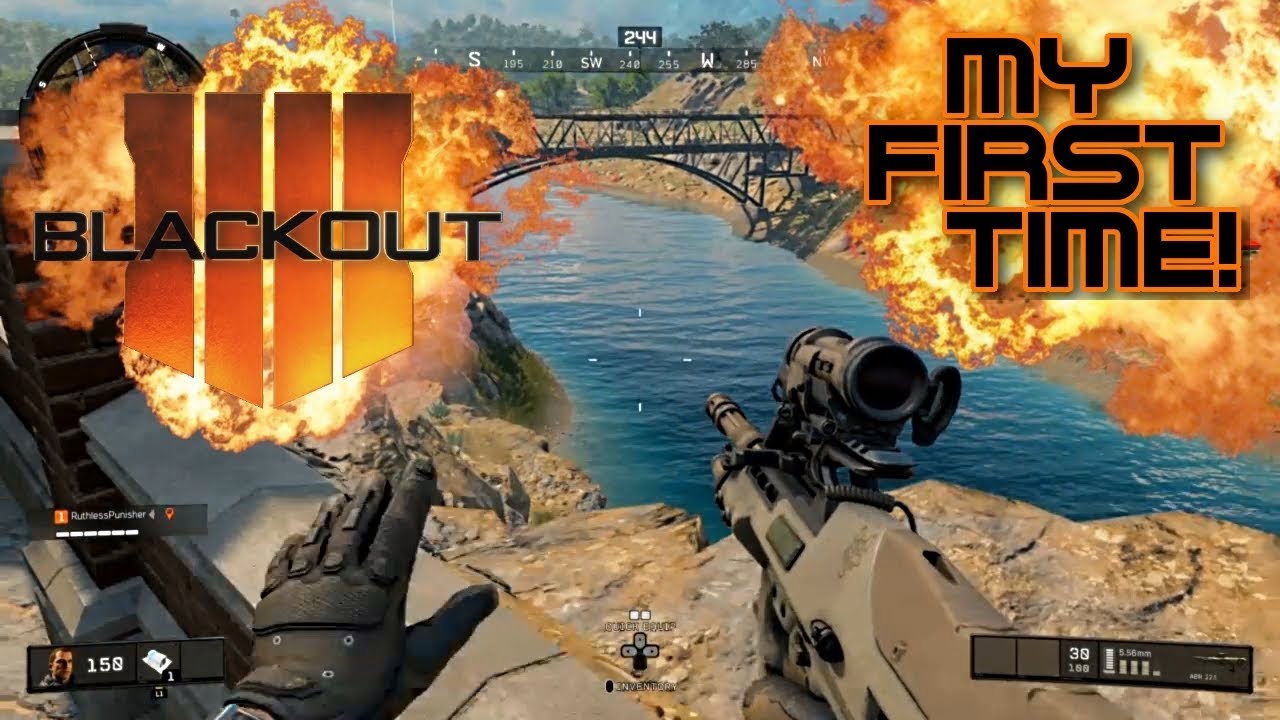 MY FIRST TIME ON BLACKOUT!! - COD BO4 BLACKOUT! (Call of Duty: BO4 ...