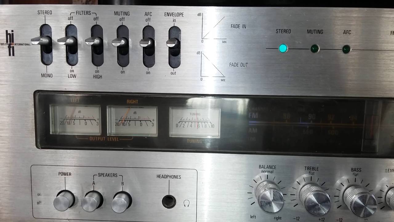 receiver Philips modelo 749 - YouTube