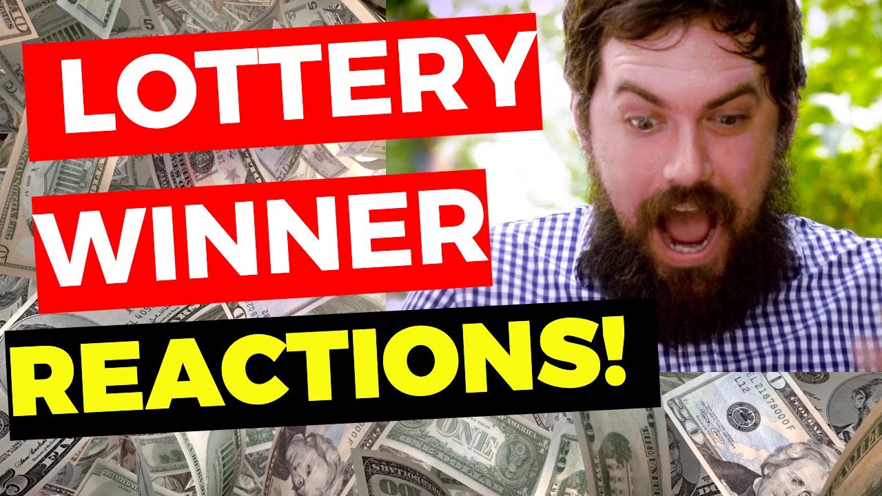 Lottery Winner REACTIONS! - YouTube