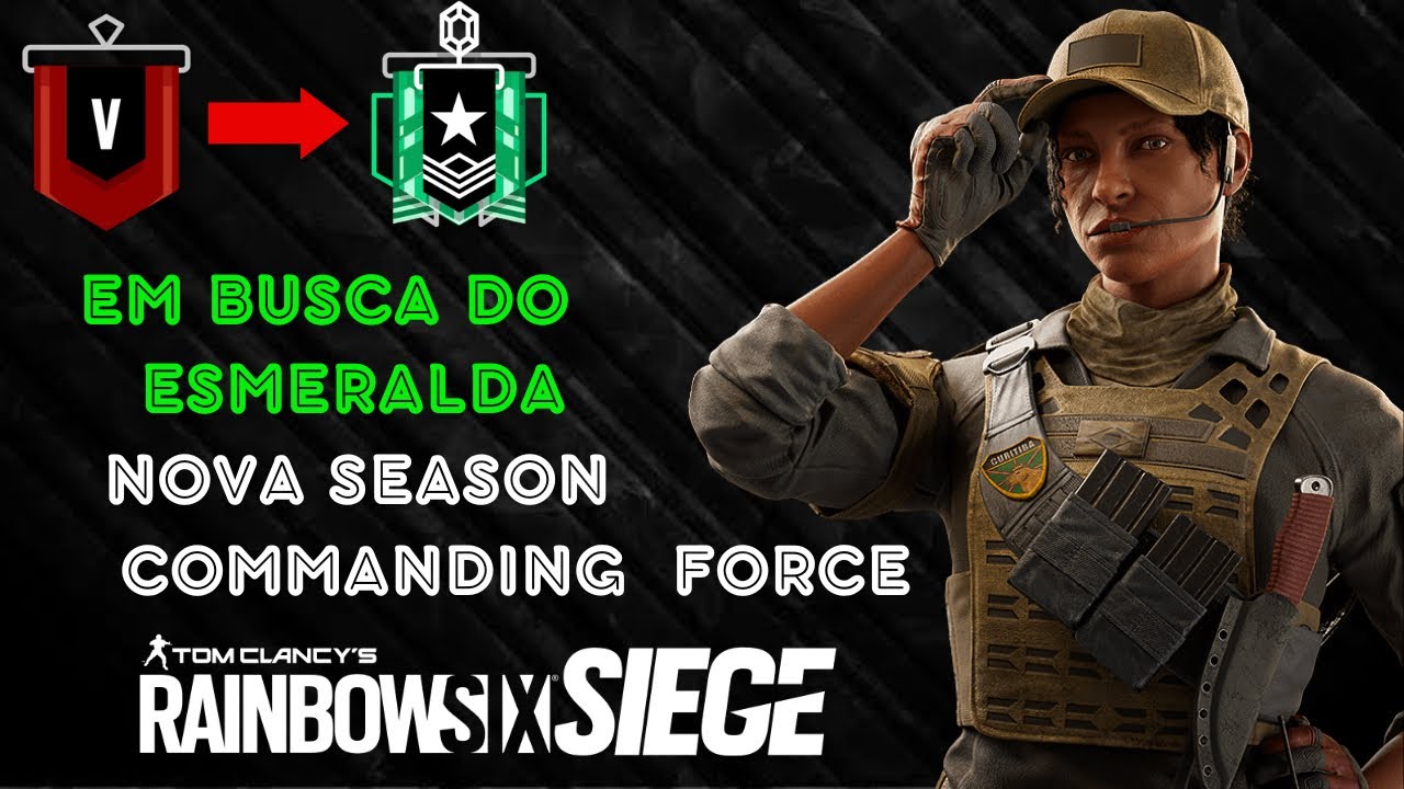 Em Busca Do Esmeralda Season Commanding Force (Rainbow Six siege ) (Ps4 ...