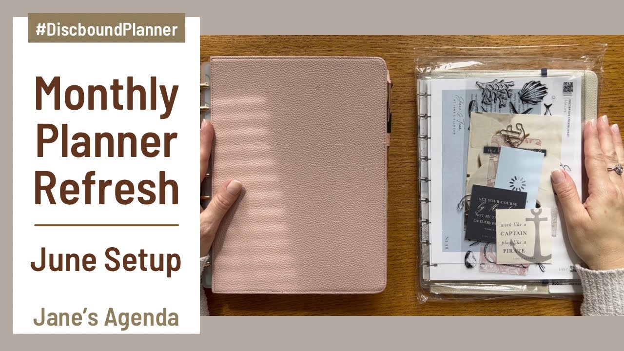 Monthly Planner Reset Routine | June Jane’s Agenda Classic Discbound ...