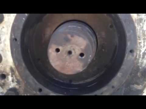 Shaker deck shaft and bearing - YouTube