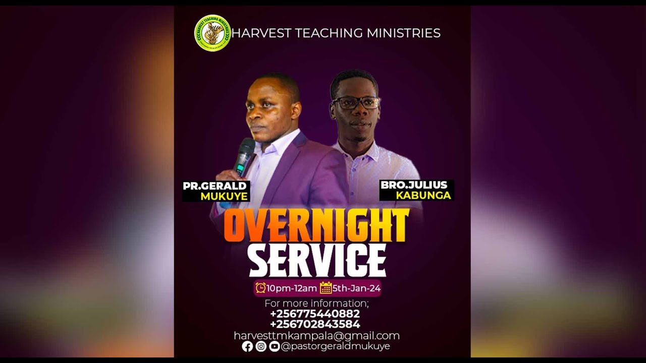 OVERNIGHT PERSONAL PRAYER ENCOUNTER with Pr.Gerald Mukuye 05th-JAN-2024 ...