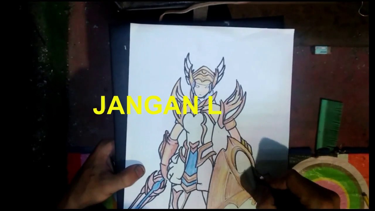 Cara menggambar freya/HOW TO DRAW FREYA MOBILE LEGEND - YouTube