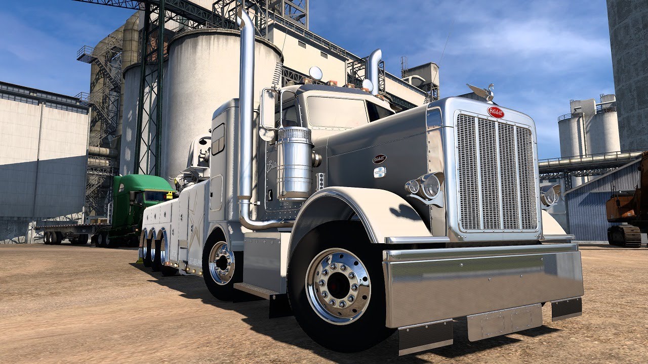 Peterbilt 388 Flattop 800hp【ATS 】American Truck Simulator｜Vanilla Map ...