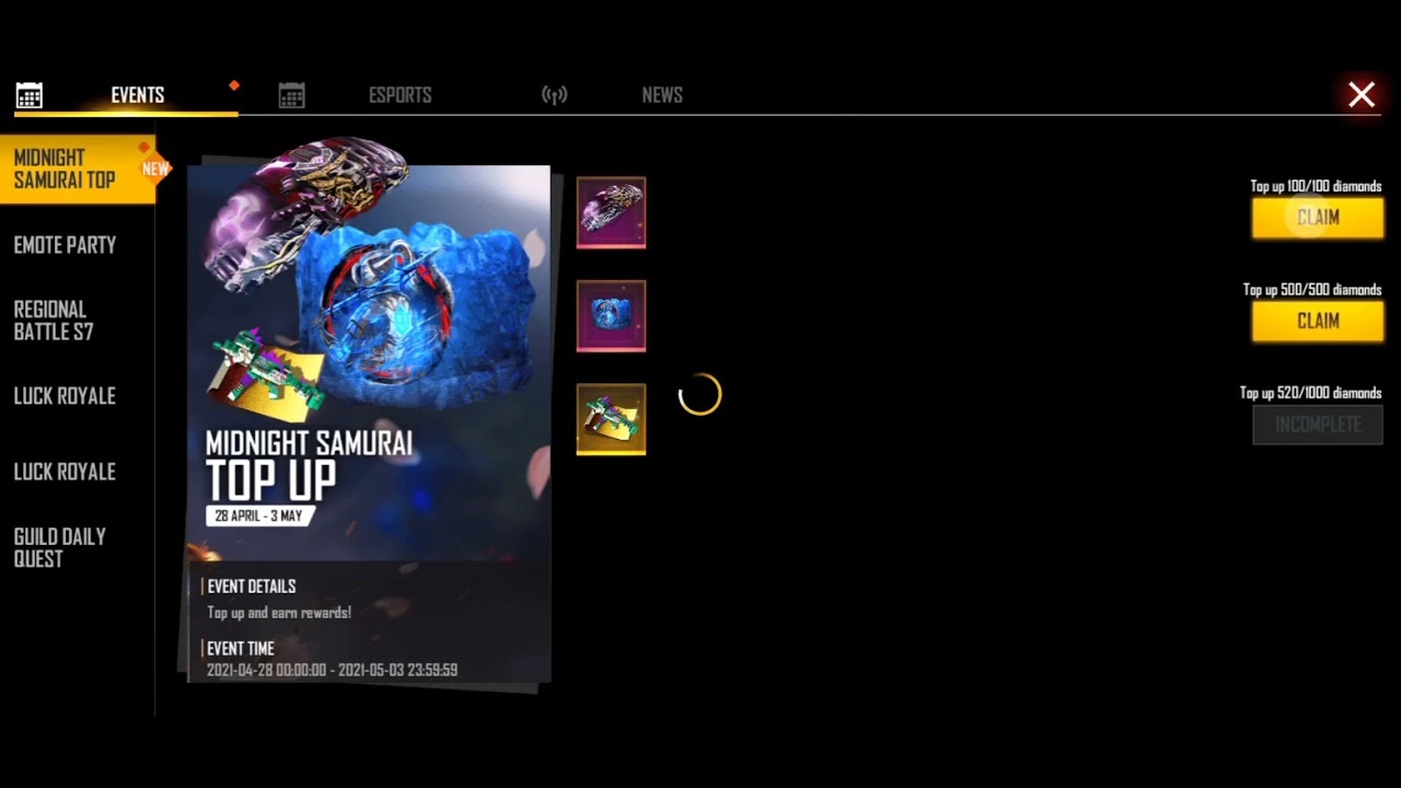 Midnight samurai topup - YouTube