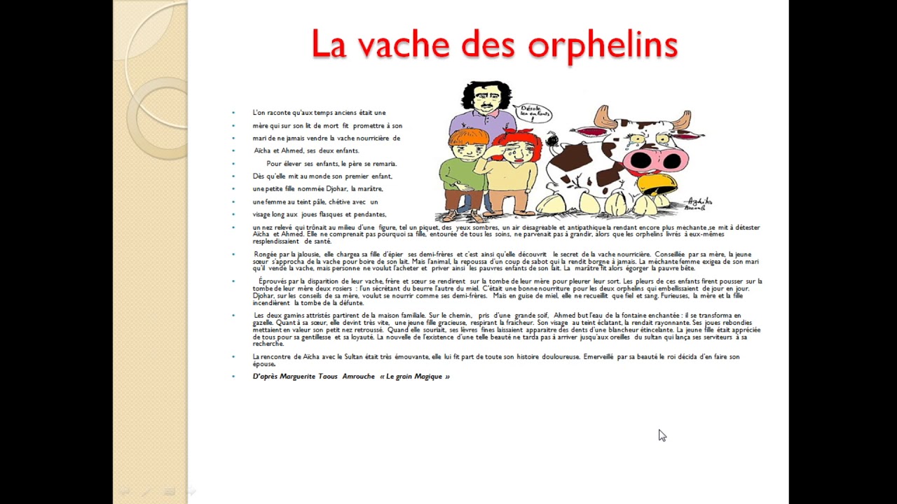 Projet 1 : le conte/ séquence1: Rédiger la situation initiale - YouTube