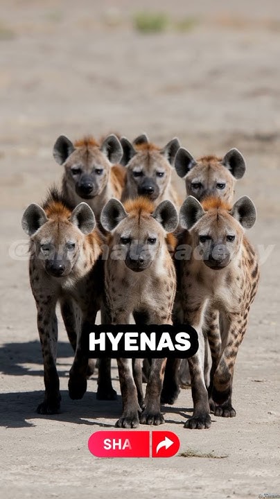 "Hyenas TALK to Each Other?! 🤯 The Secret Behind Their Laughs!🔊#Hyena # ...