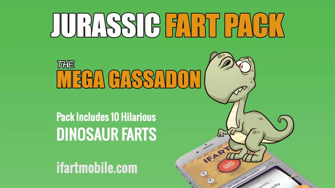 Jurassic Fart Sounds - iFart Sample - YouTube