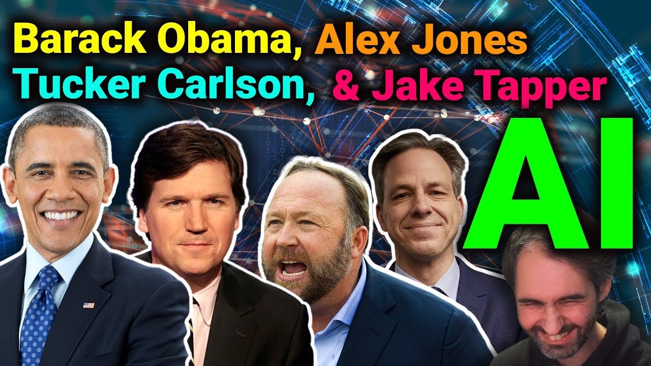 🔴 AI Alex Jones, AI Barack Obama, AI Tucker Carlson & AI Jake Tapper on ...