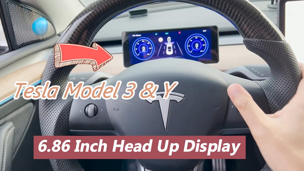 Tesla Model 3/Y 6.86-inch NEW Instrument Cluster Display | TESLASY ...