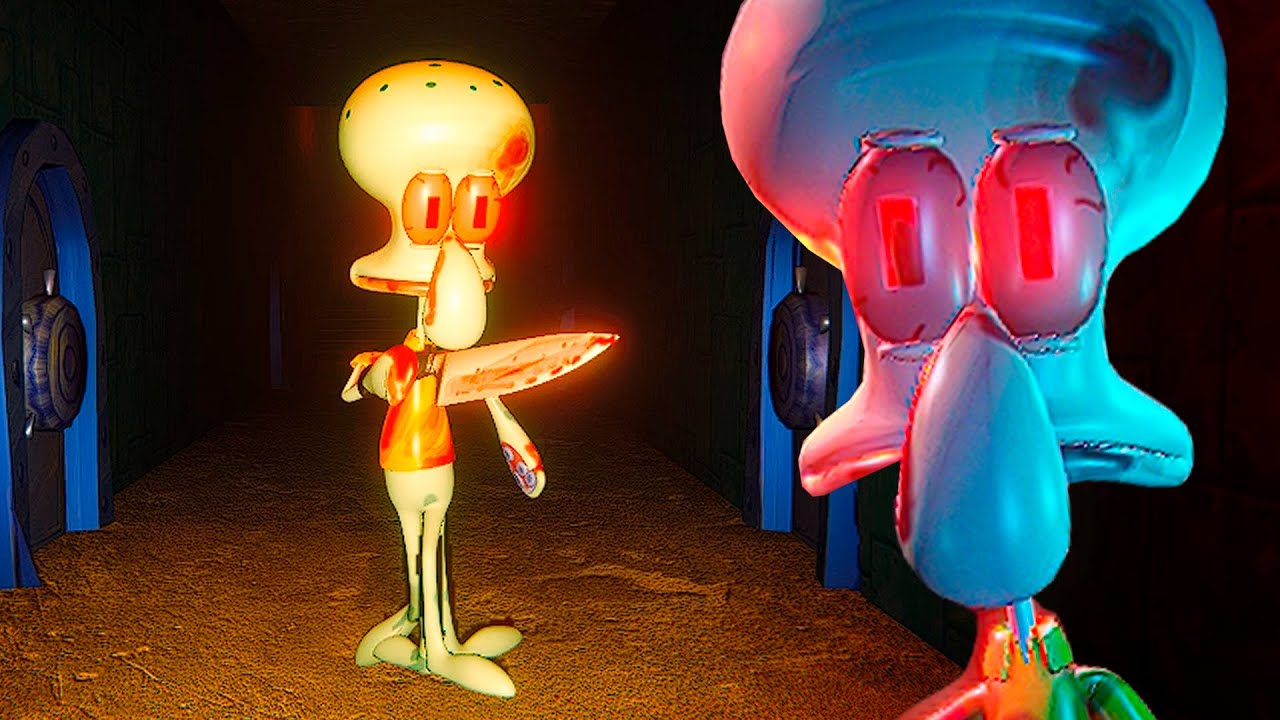 EL NUEVO JUEGO DE TERROR DE BOB ESPONJA !! Squidwards Shadow - YouTube