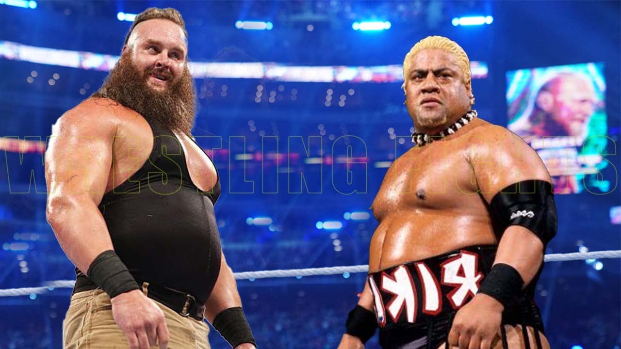 Braun Strowman vs Rikishi Match Wrestling Fights - YouTube