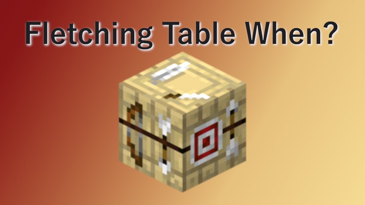 Fletching Table When? Time for it to shine @minecraft # ...
