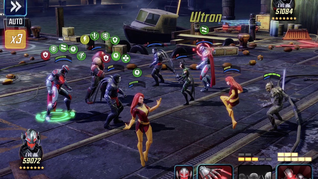 MSF Arena Fight “Mr Sinister, Phoenix, Ultron vs Mr. Sinister, Vision ...