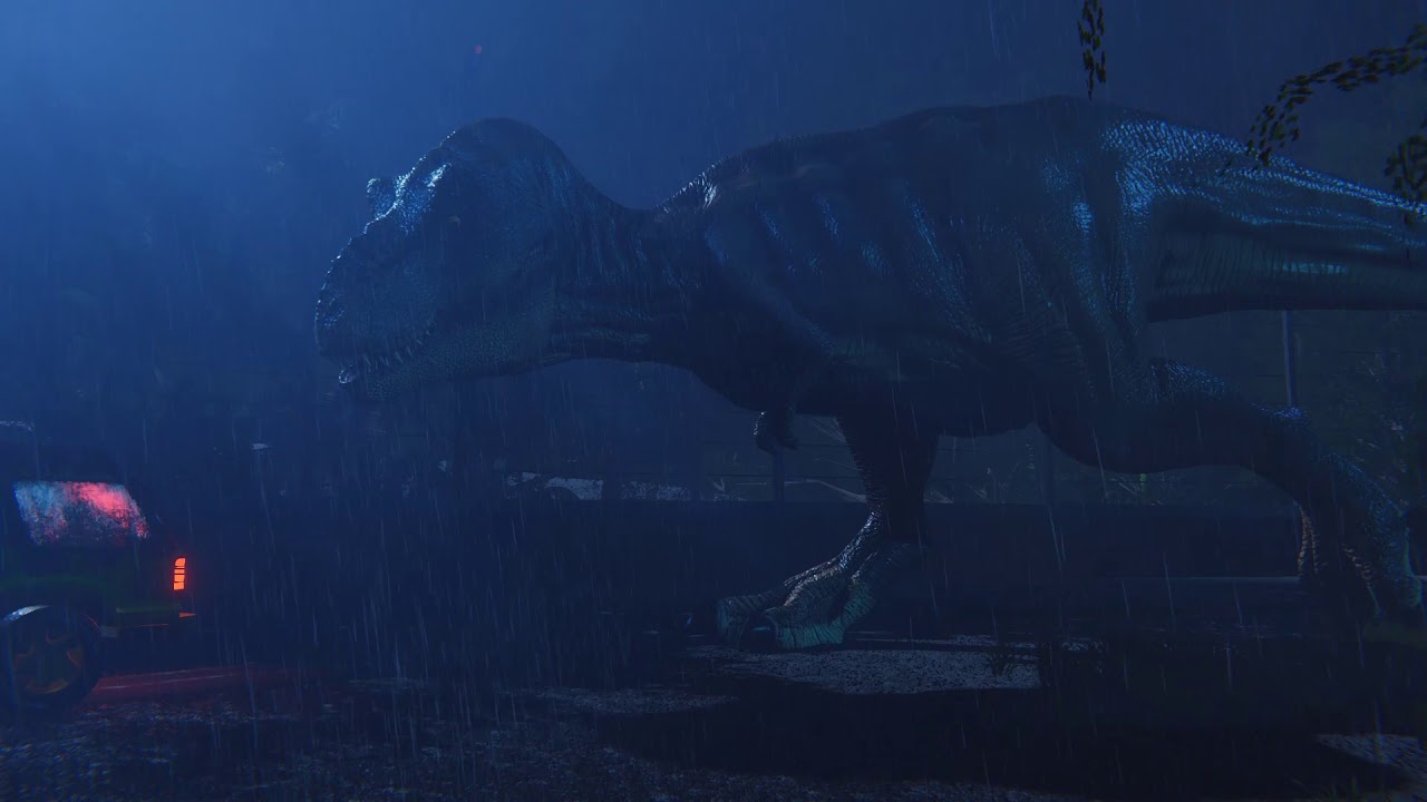 DEMO Jurassic Park || Escena del T-Rex - YouTube