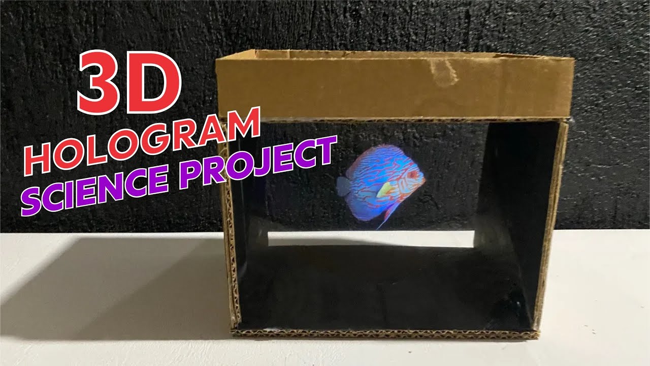 3d Hologram Box Screen Working Model | Science Project Ideas | Easy ...