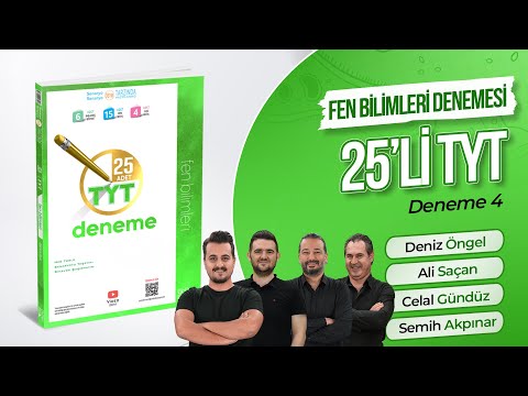 345 YAYINCILIK TYT 25'Lİ FEN BİLİMLERİ DENEMESİ- 4
