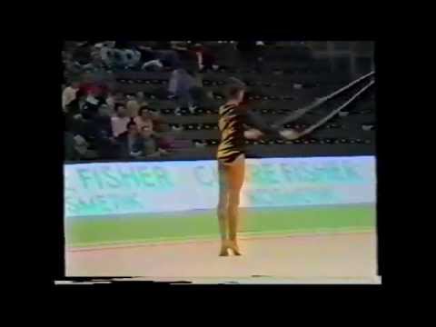 Alexandra TIMOSHENKO (URS) rope - 1990 DTB Cup EF - YouTube