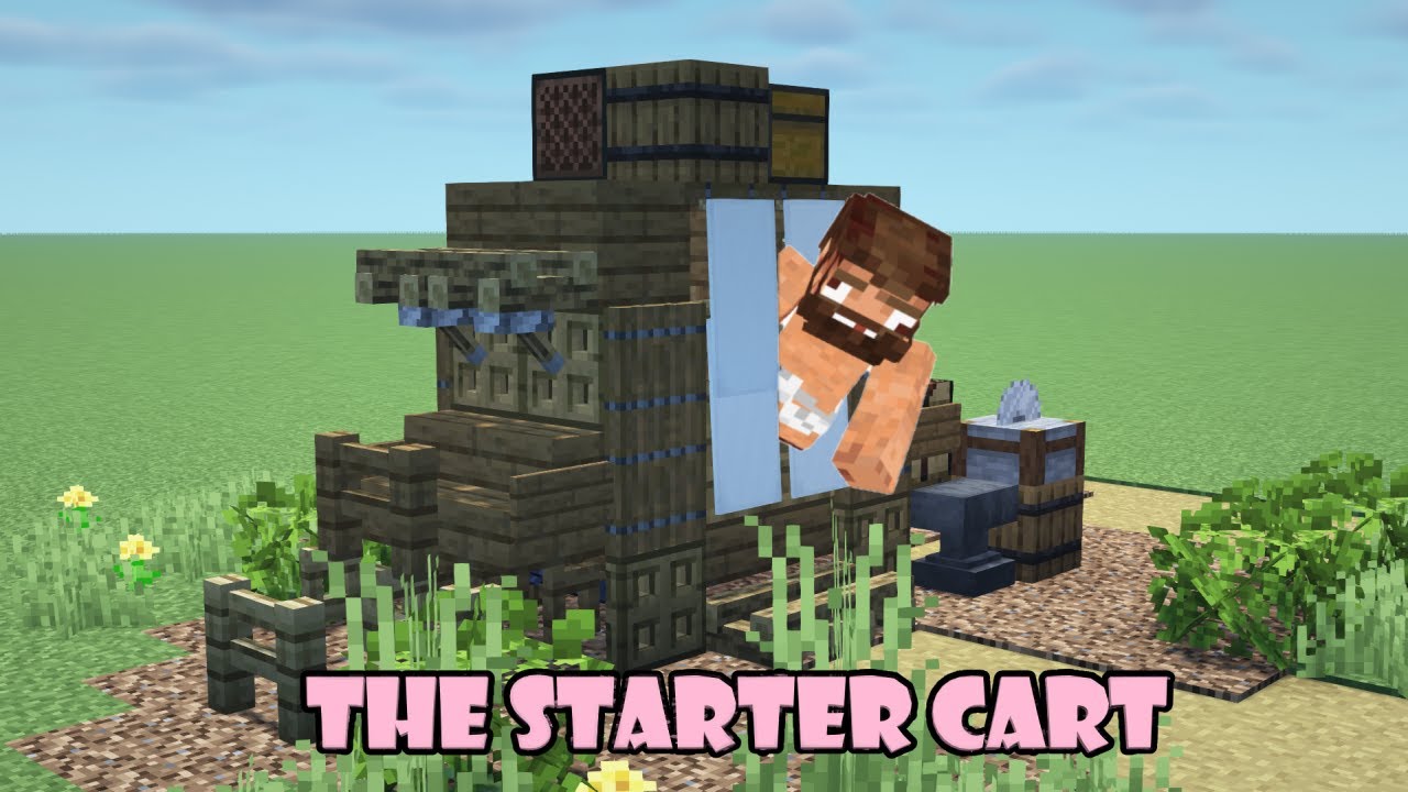 MINECRAFT TUTORIAL: The Starter Cart - YouTube
